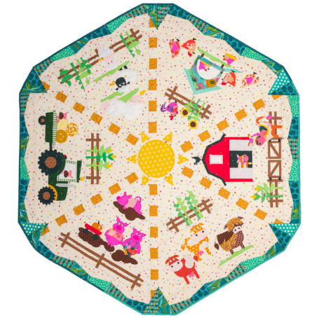 Farmalade Applique Playmat + Quilt Pattern | The Fabric Farm
