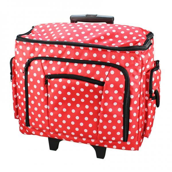 Sewing Machine Trolley Bag ~ RED | The Fabric Farm